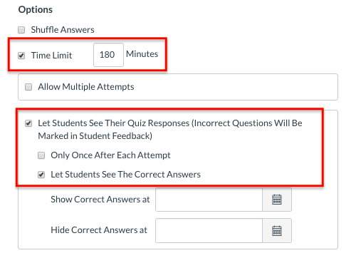Best Practices for Exams in Canvas using Quizzes – Stanford University